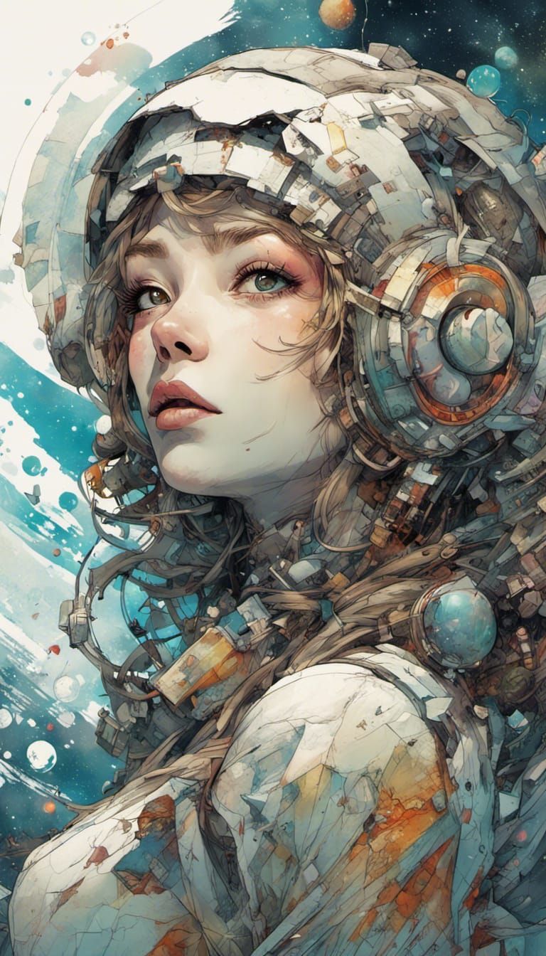 AstroGirl : ?? - AI Generated Artwork - NightCafe Creator