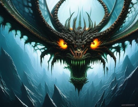 Winged Nightmare - AI Generated Artwork - NightCafe Creator