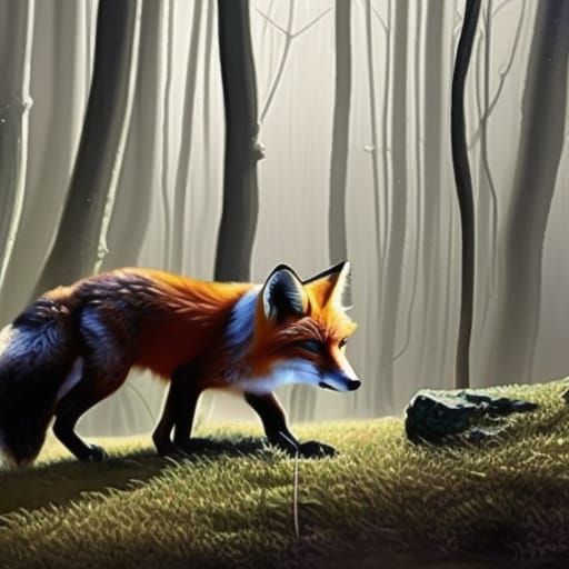 Fox - AI Generated Artwork - NightCafe Creator
