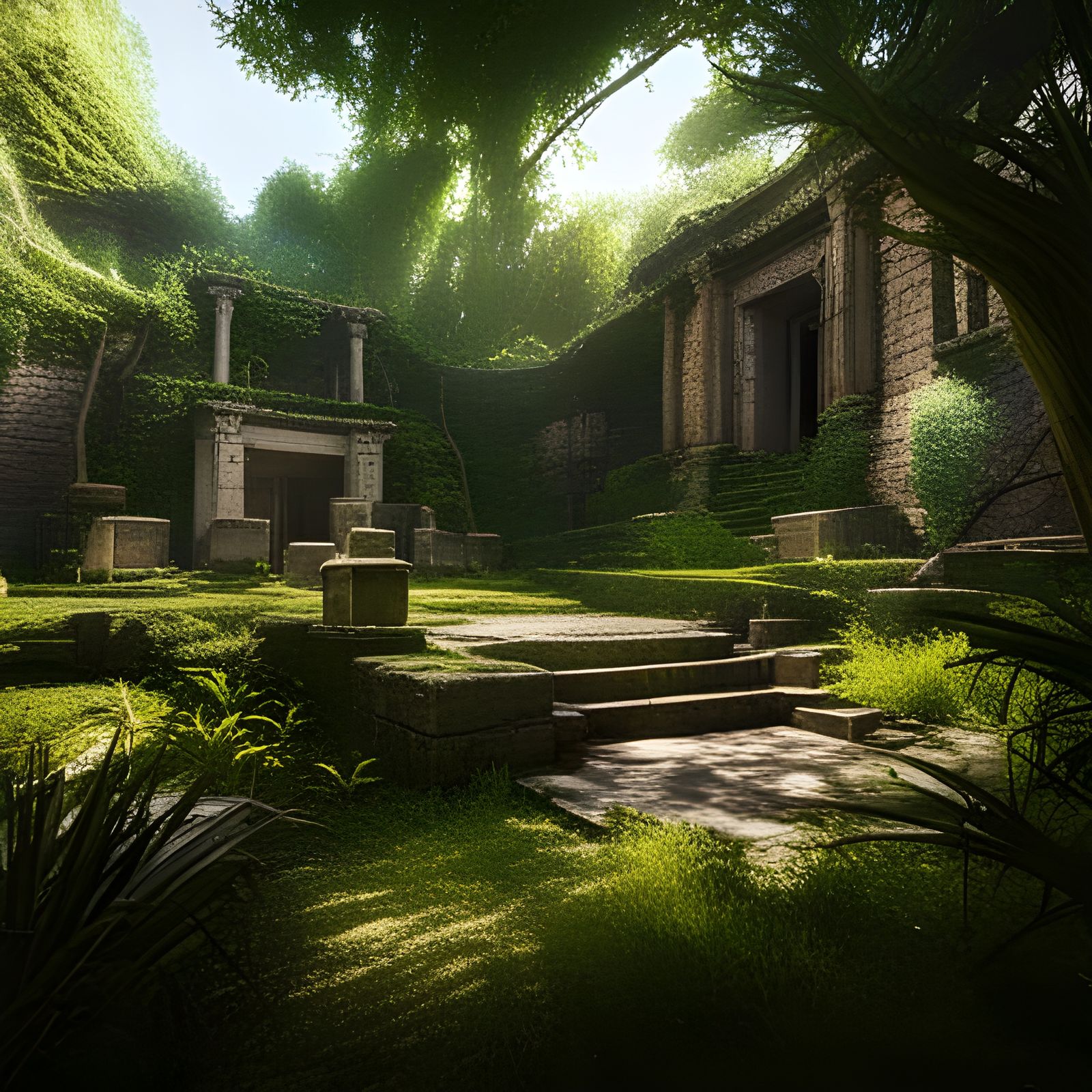 Ancient Ruins - AI Generated Artwork - NightCafe Creator