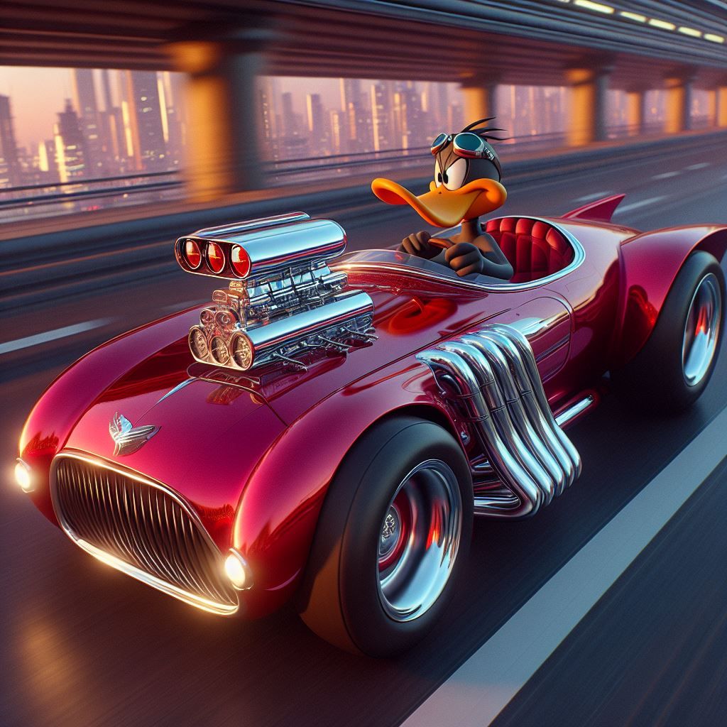 Daffy's Roadster - AI Generated Artwork - NightCafe Creator