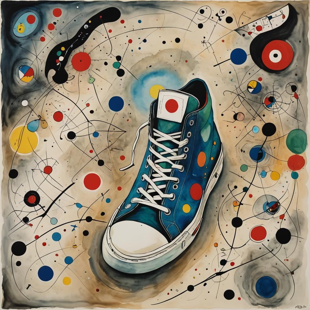 Portrait of a Converse Shoe - AI Generated Artwork - NightCafe Creator