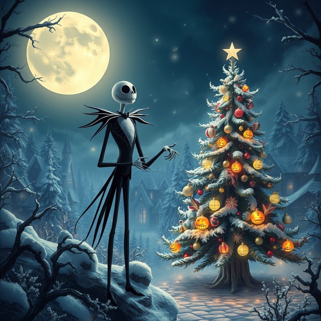 Jack skeleton christmas tree - Ethereal Christmas Tree with ...