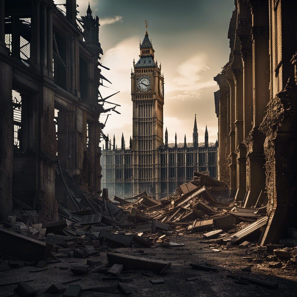 Big Ben still stands - AI Generated Artwork - NightCafe Creator