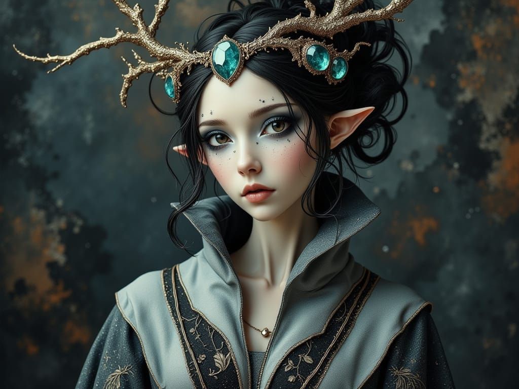 Ancient Magic - Ethereal Gothic Maiden Embodied Ancient Magi...