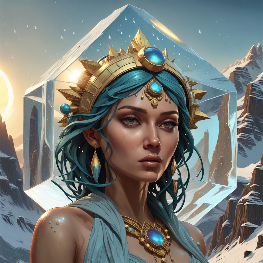 Egyptian Princess Icecube - AI Generated Artwork - NightCafe Creator