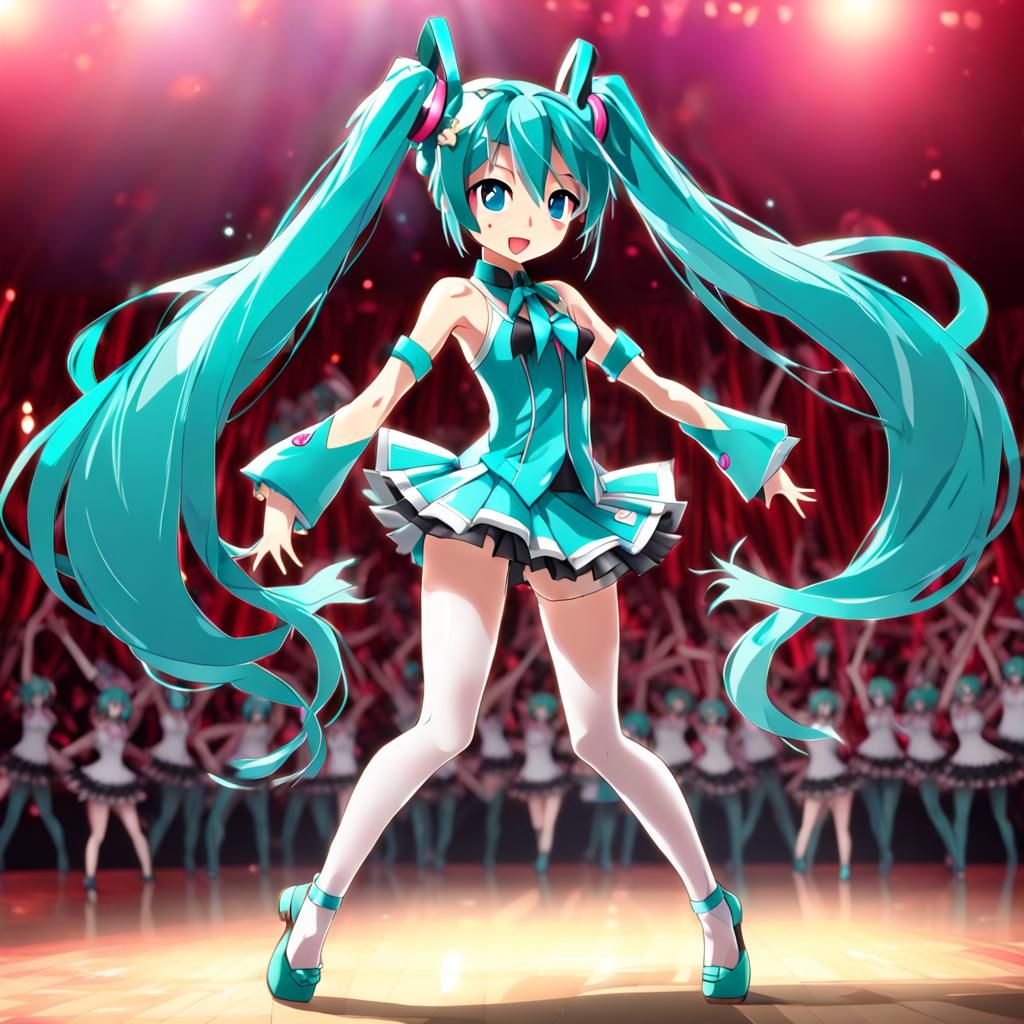 Hatsune Miku as dancer - Hatsune Miku Dancing