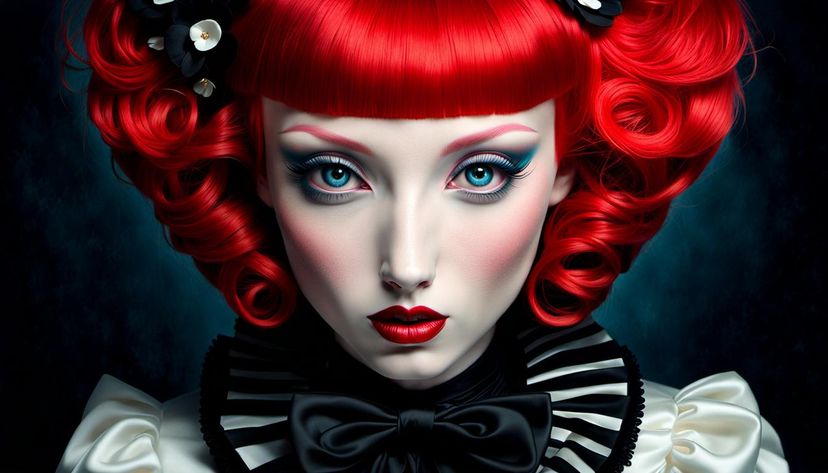 53 old voluptous beautiful woman, black short hair ,black underware ...