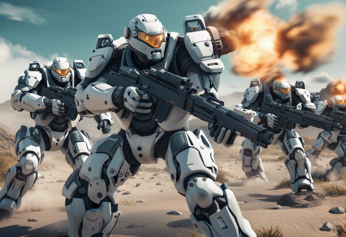 The troopers - AI Generated Artwork - NightCafe Creator