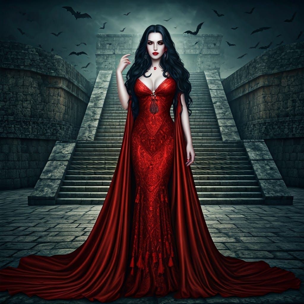 A stunningly gorgeous Spanish vampire