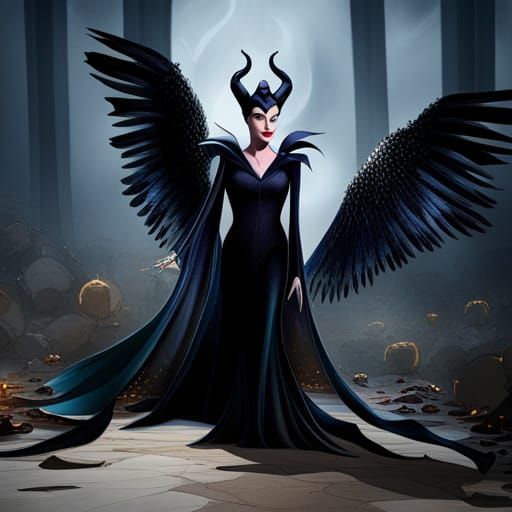 Maleficent - AI Generated Artwork - NightCafe Creator