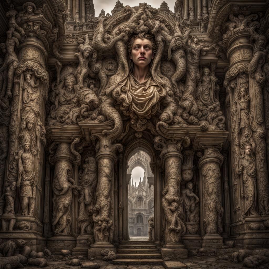 Gothos the vain, intricate details, beautifully shot, a masterpiece, HDR, Intricately ...