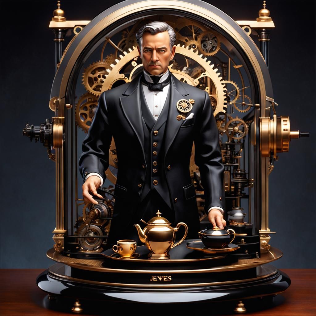 automaton butler - AI Generated Artwork - NightCafe Creator