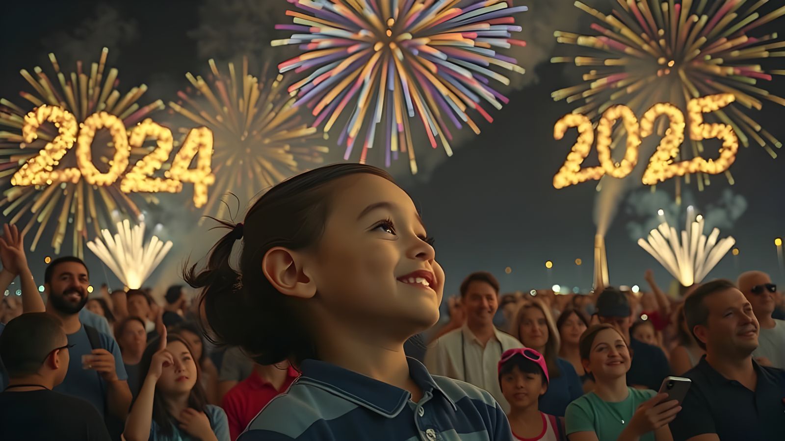 Final countdown to 2025... - Countdown to 2025: Joyful Crowd...