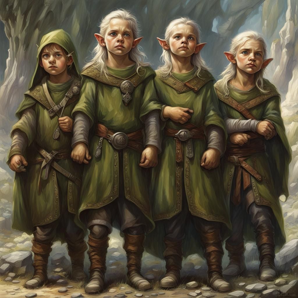 More LOTR elflings - AI Generated Artwork - NightCafe Creator