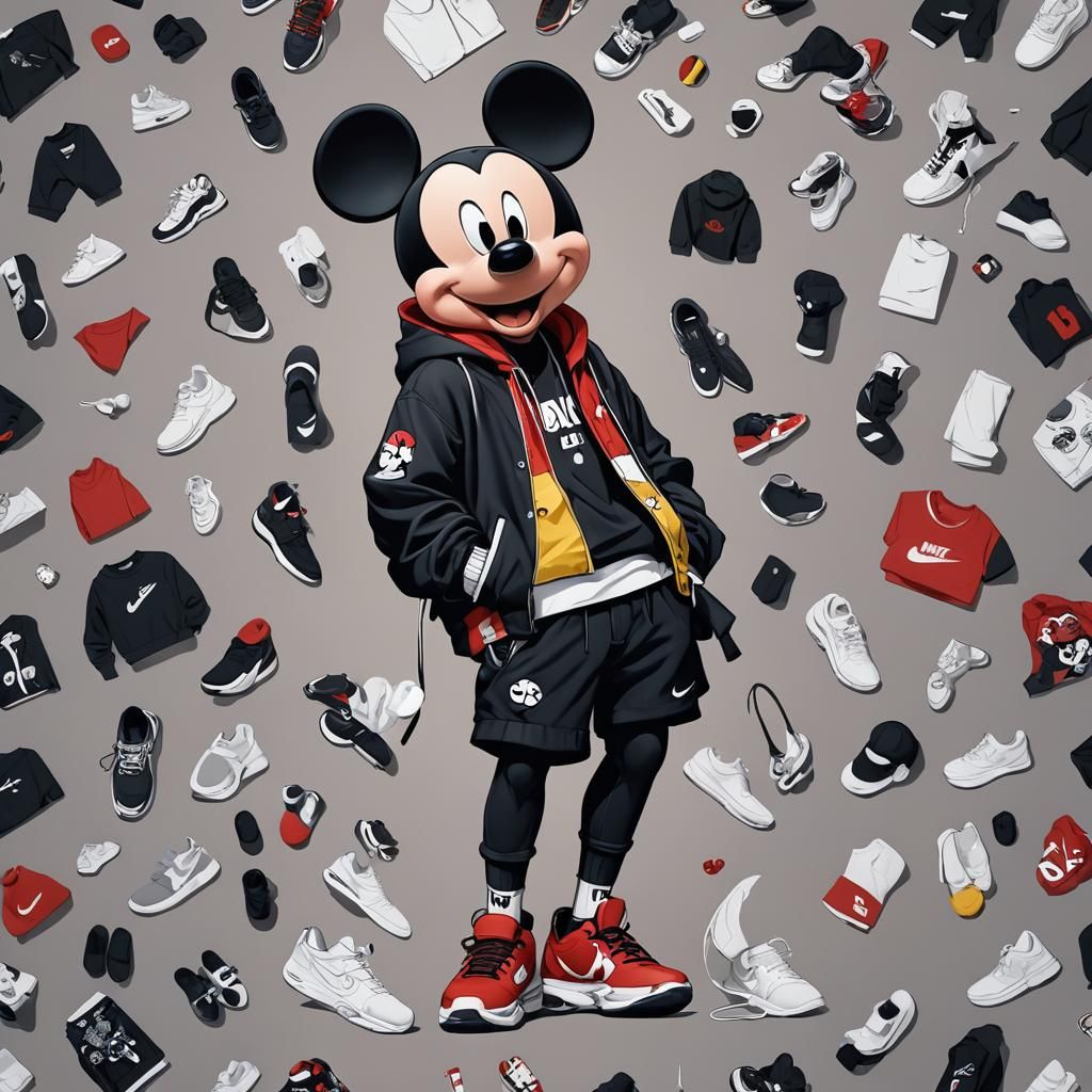 mickey mouse plus drip - AI Generated Artwork - NightCafe Creator