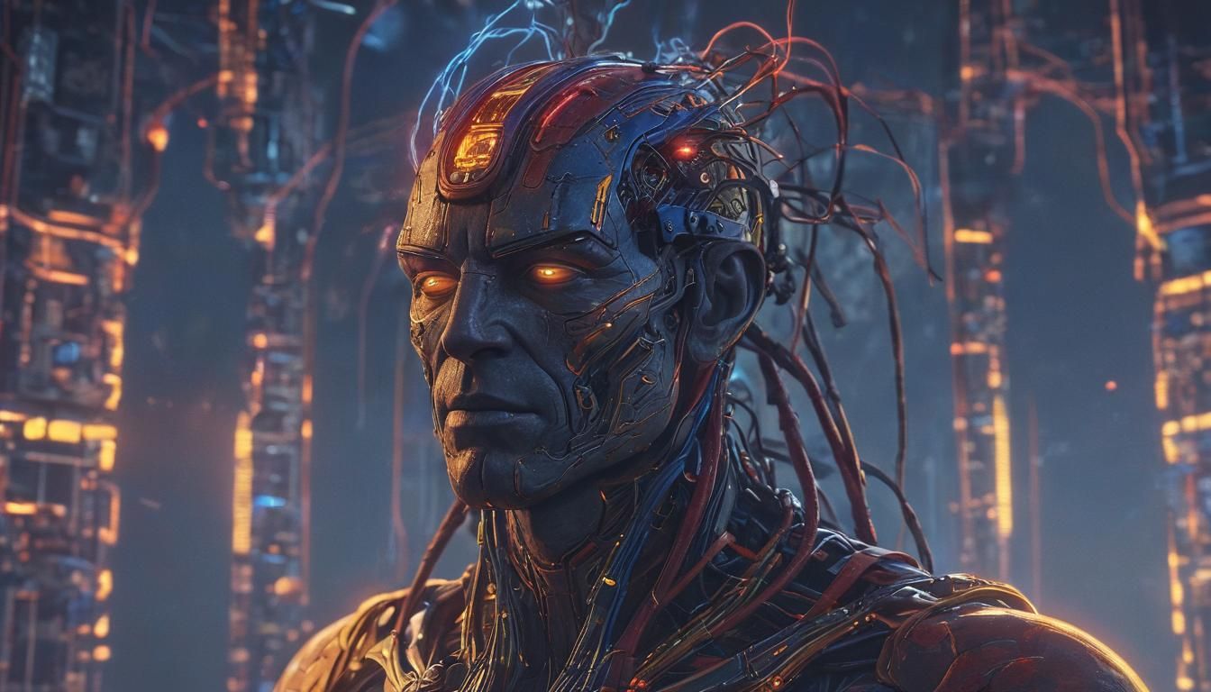 Electric Gods of the Cosmic Realm - AI Art