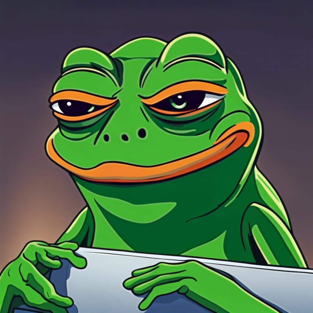 Pepe the Frog, Apustaja - AI Generated Artwork - NightCafe Creator