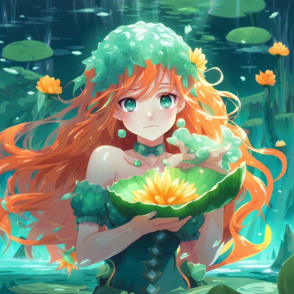 Anime mermaid - AI Generated Artwork - NightCafe Creator