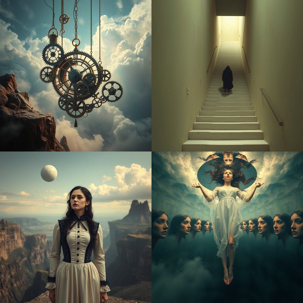 Ethereal Paradoxes in Surrealistic Fantasy - AI Art