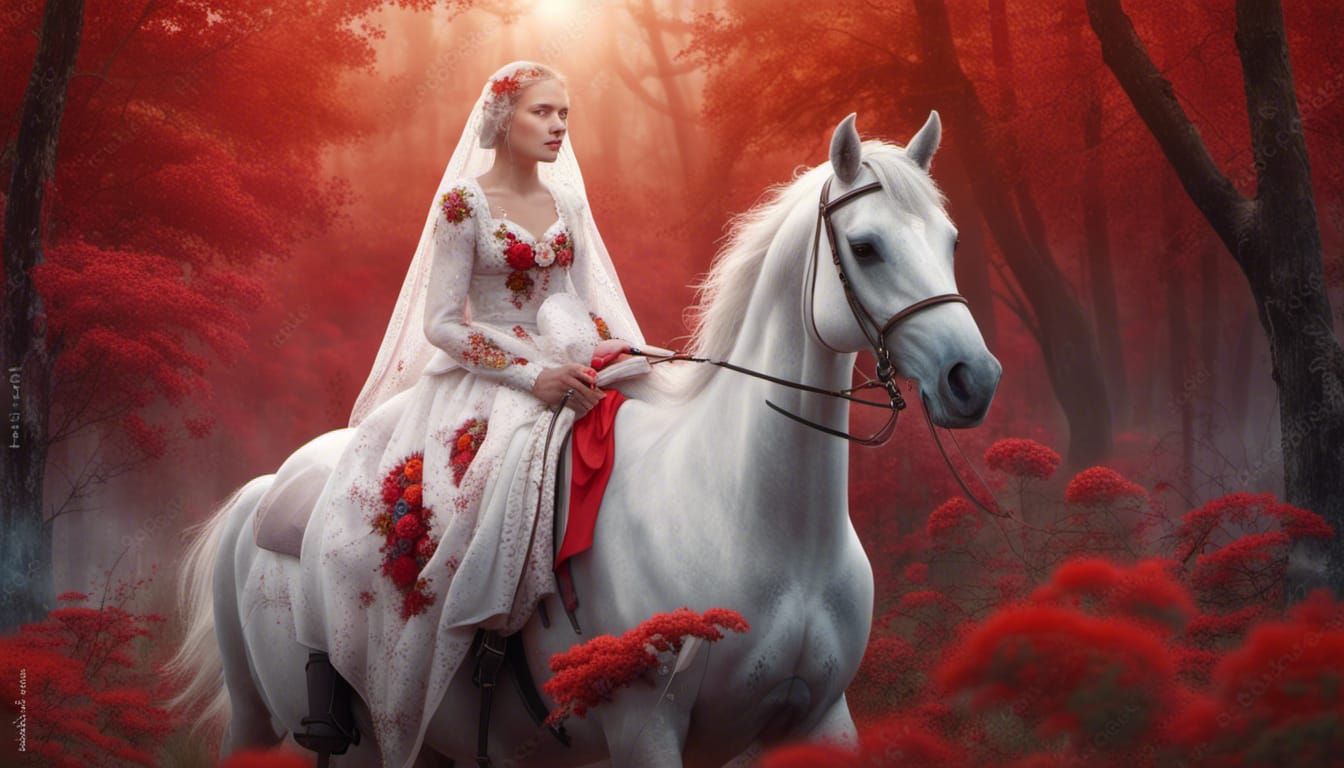 Rose rider - AI Generated Artwork - NightCafe Creator