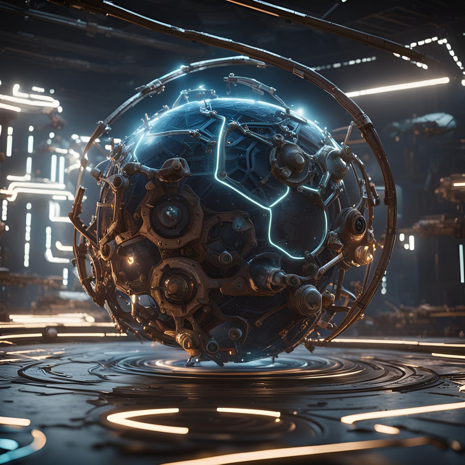 Reticulating splines - AI Generated Artwork - NightCafe Creator