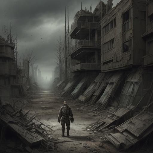 Post apocalyptic wonderland - AI Generated Artwork - NightCafe Creator