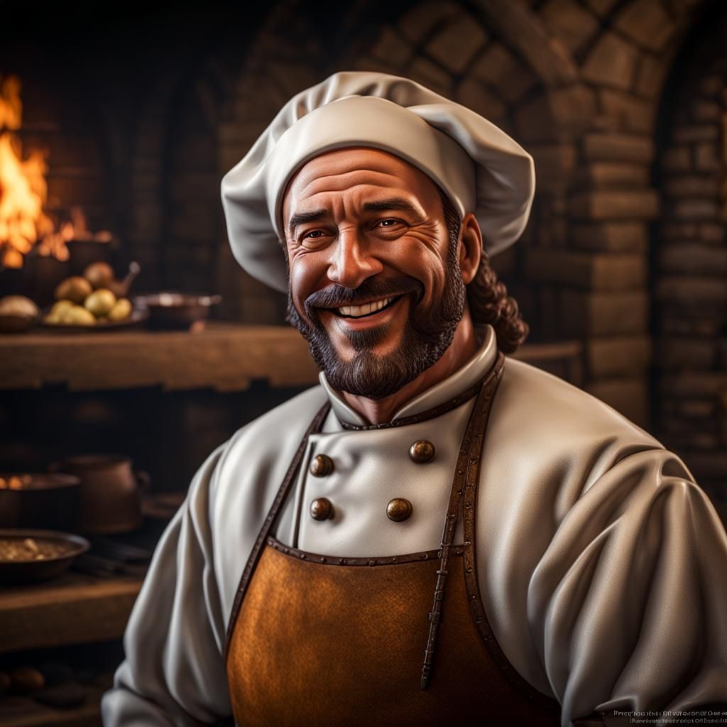 Castle chef is happy to please the palate.