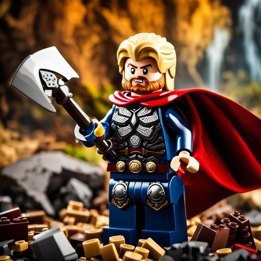 Lego Minifigures: Epic Knight - AI Generated Artwork - NightCafe Creator