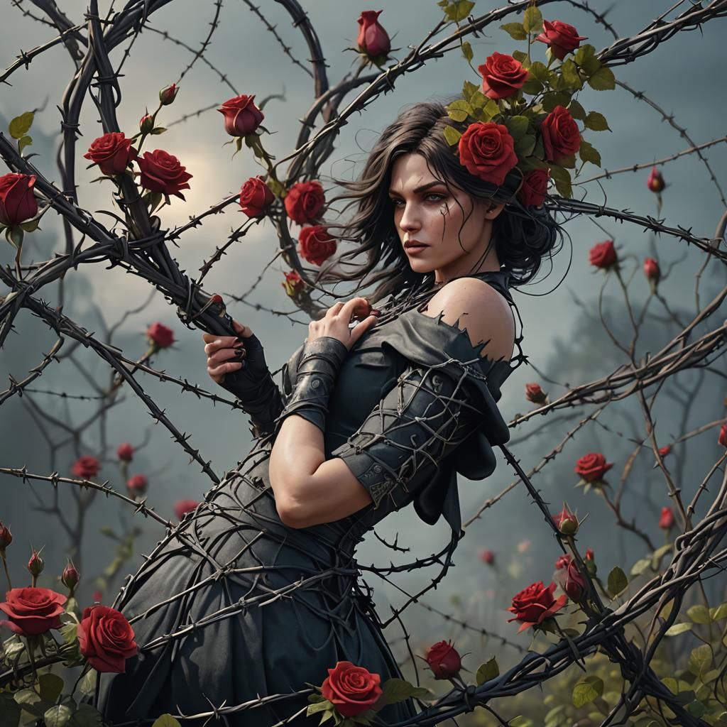 Rose-Trap - AI Generated Artwork - NightCafe Creator