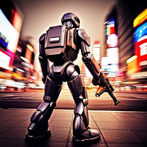 Robot apocalypse - AI Generated Artwork - NightCafe Creator