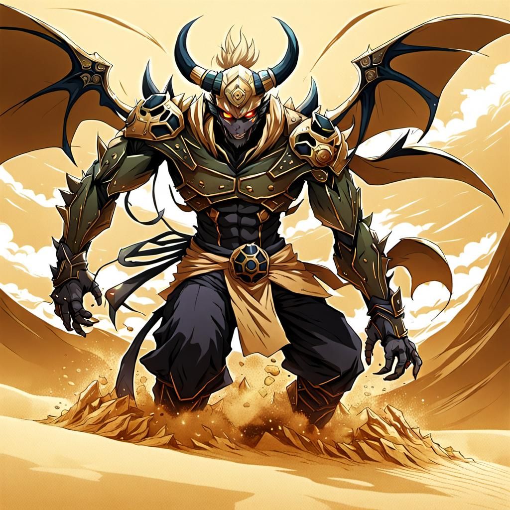 Sand Demon - AI Generated Artwork - NightCafe Creator