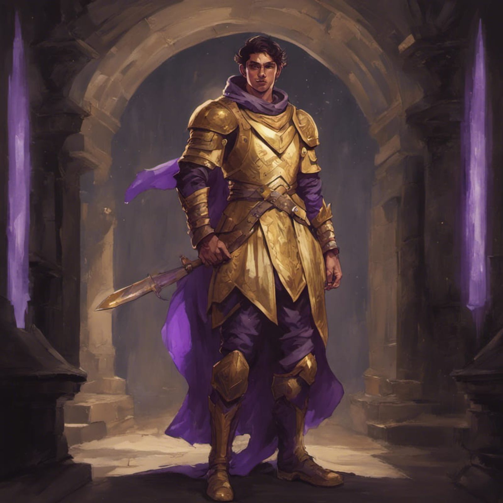 Theodoric Kettleblack, Cleric of Waukeen - AI Generated Artwork - NightCafe Creator