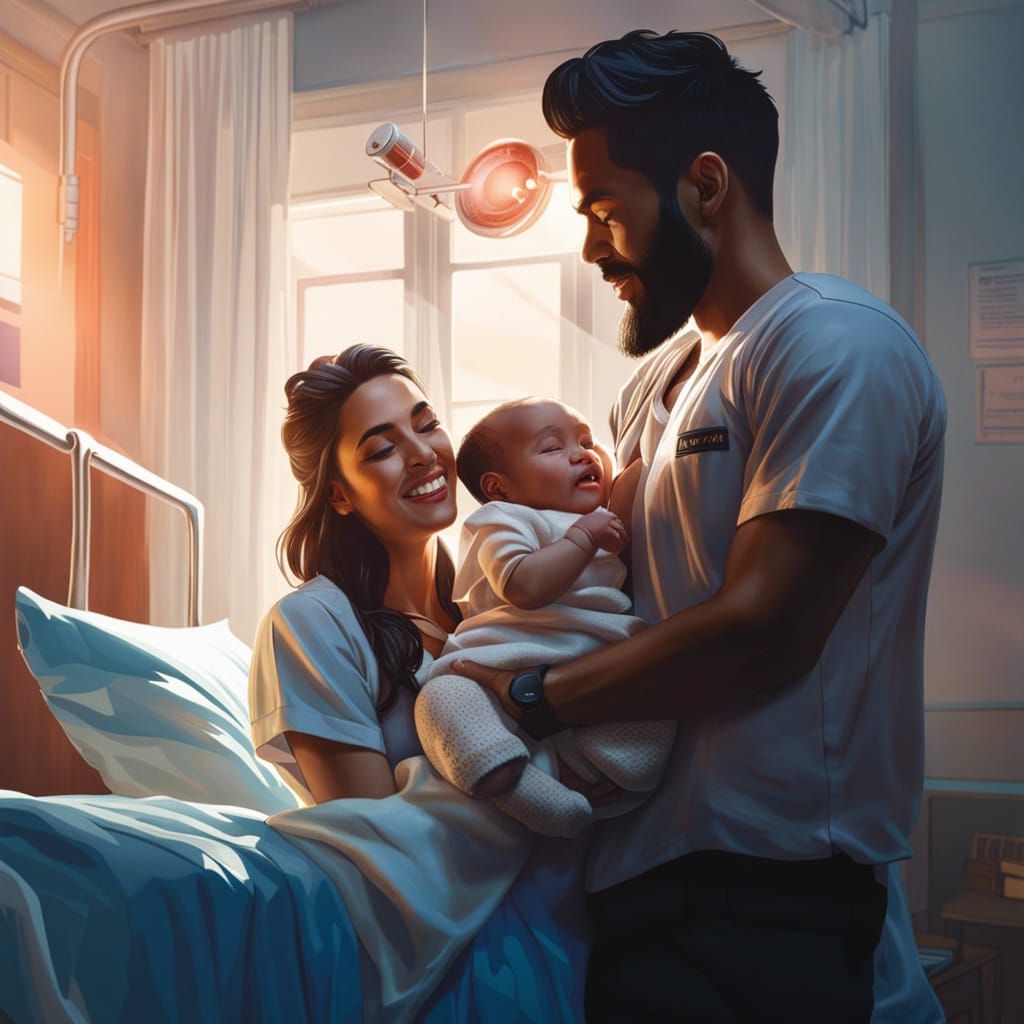 The joy of parenthood - AI Generated Artwork - NightCafe Creator
