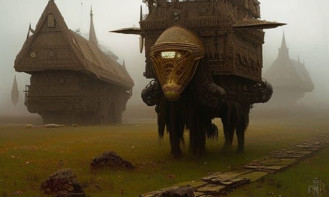 Strange Architecture - AI Generated Artwork - NightCafe Creator