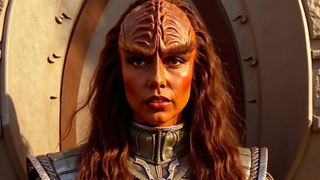 Klingon Female - Regal Klingon Warrior Woman in Traditional ...
