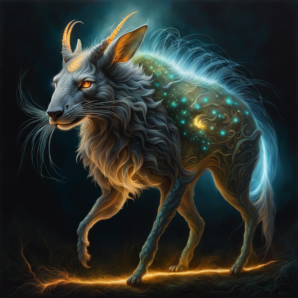 Fantasy light creature III - AI Generated Artwork - NightCafe Creator