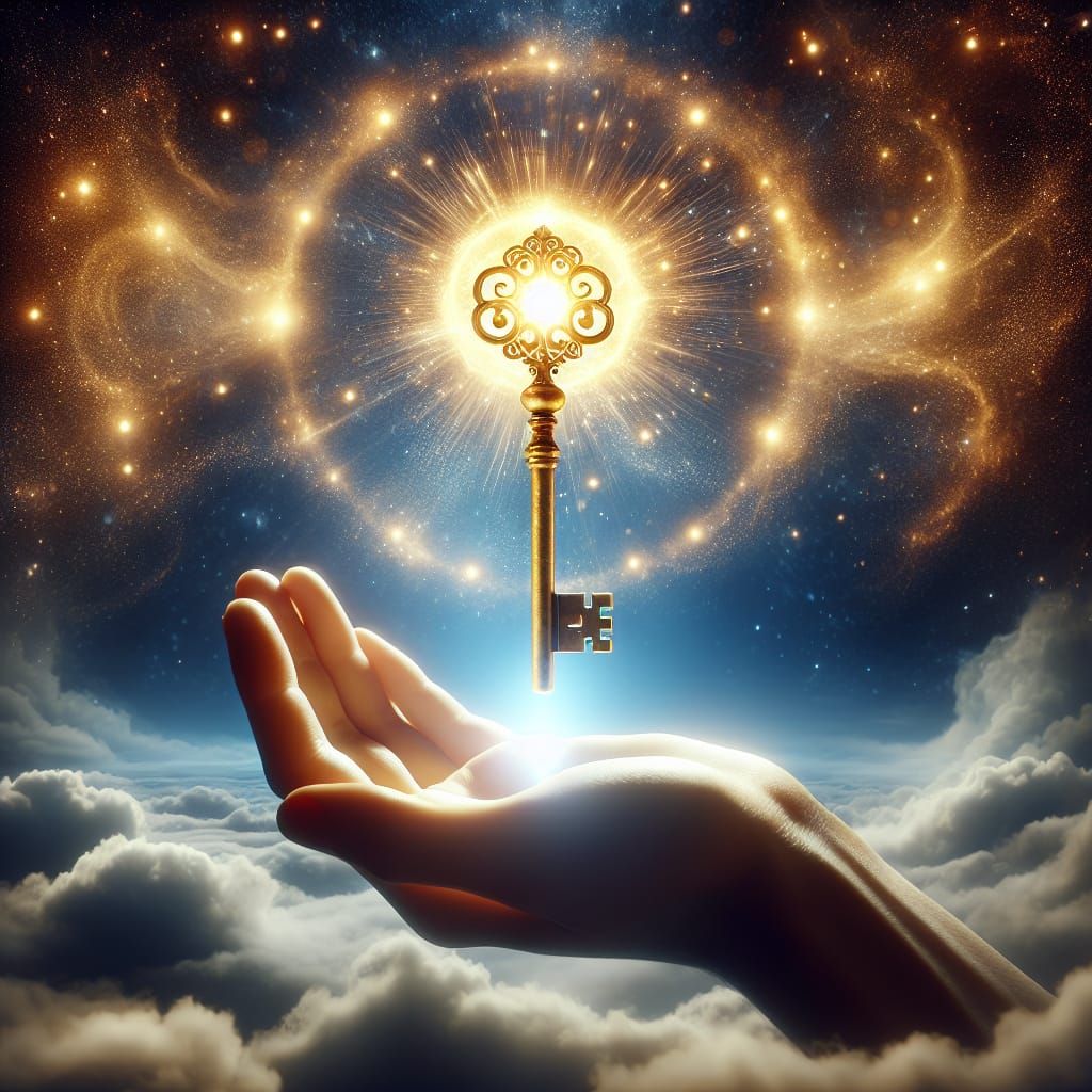 The Heavenly Key - AI Generated Artwork - NightCafe Creator