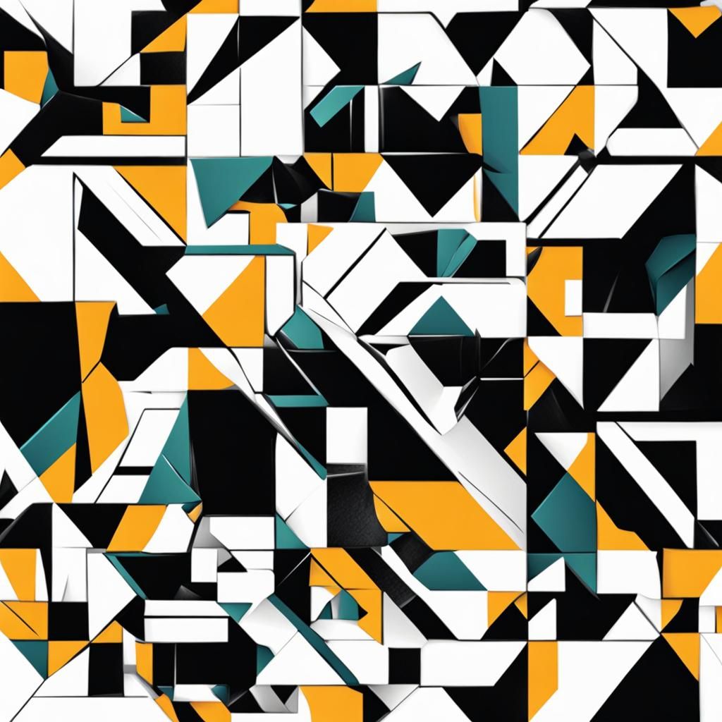 Zeichne eine springende Spitzmaus in 3d schwarz weiss niedlich abstract ...