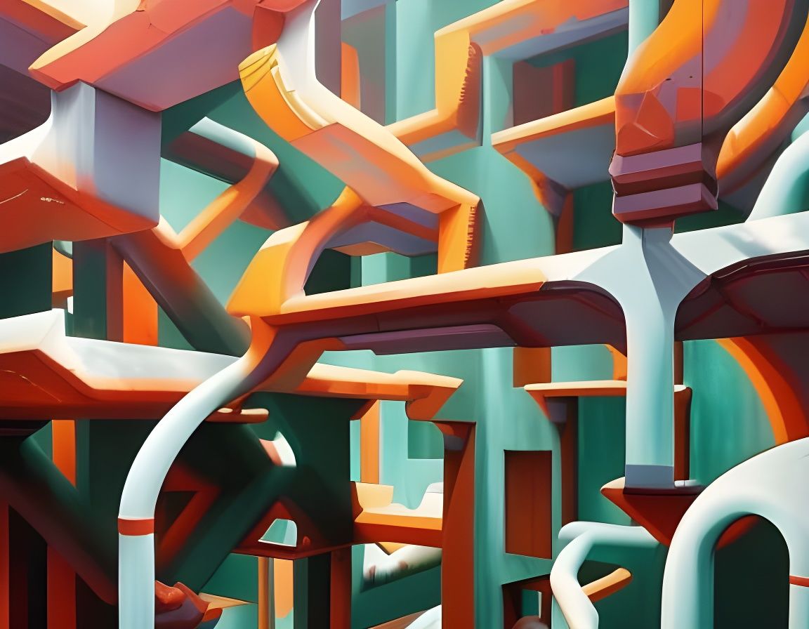 Abstract modern art 01jun23 - AI Generated Artwork - NightCafe Creator