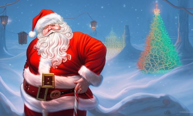 Santa - AI Generated Artwork - NightCafe Creator