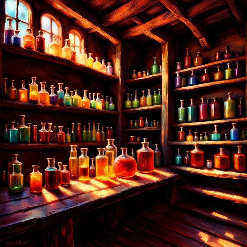 Alchemist's Lab - AI Generated Artwork - NightCafe Creator