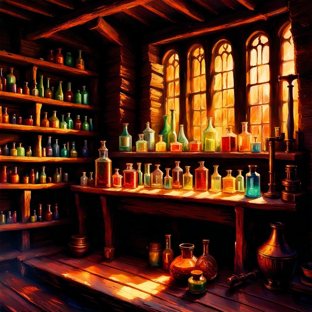 Alchemist's Lab - AI Generated Artwork - NightCafe Creator