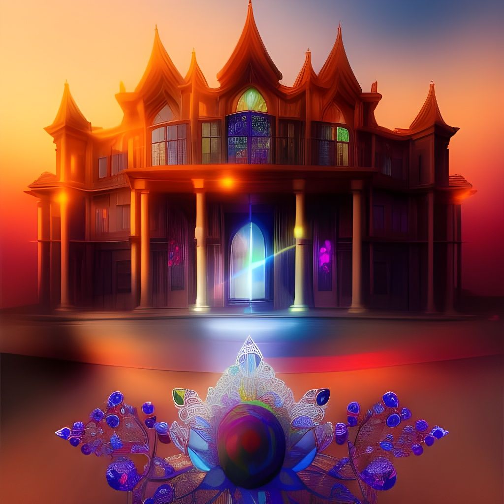 Store front crystal shop - AI Generated Artwork - NightCafe Creator