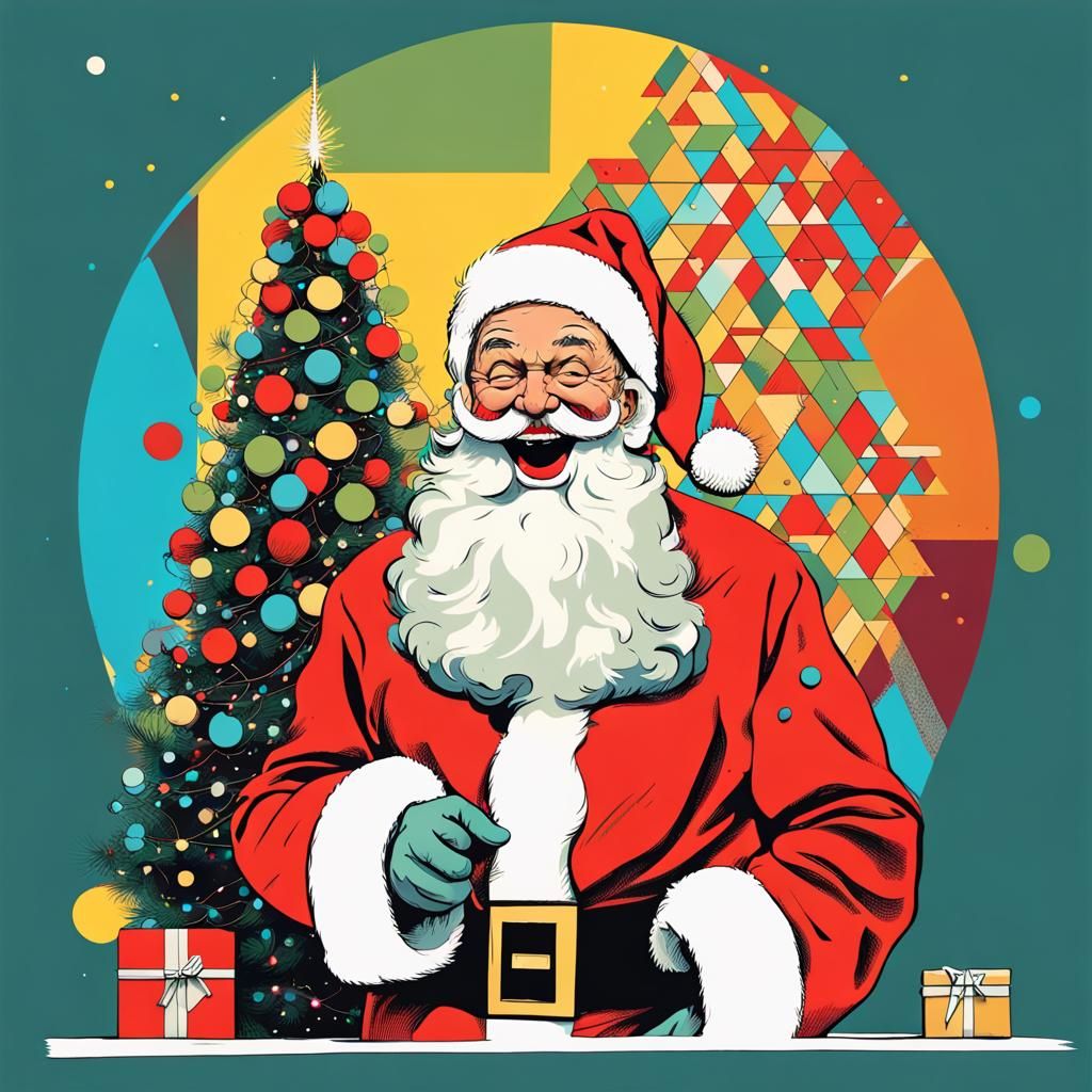 Happy Santa - AI Generated Artwork - NightCafe Creator