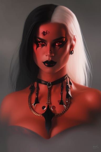 Demon girl - AI Generated Artwork - NightCafe Creator
