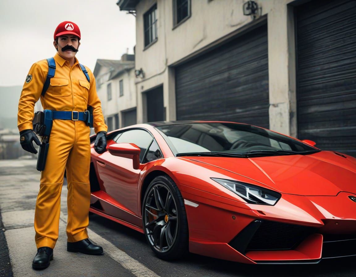 From Pixel to Pavement: Super Mario's Million-Dollar Makeover Next to a ...