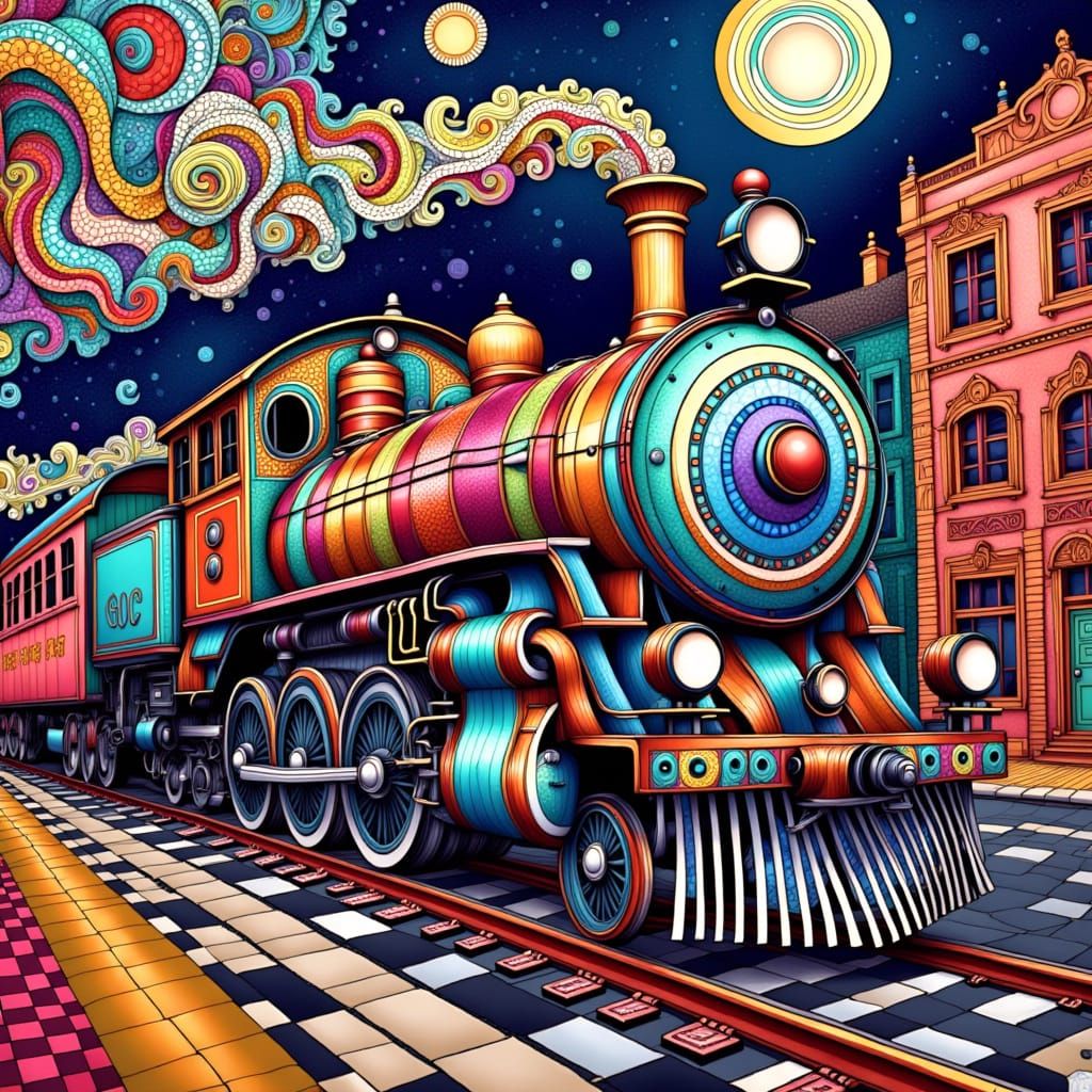 Zentangle Train - Zentangle Train