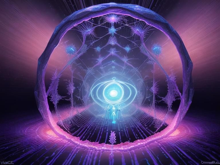 Exploding Glowing Nothing - AI Generated Artwork - NightCafe Creator