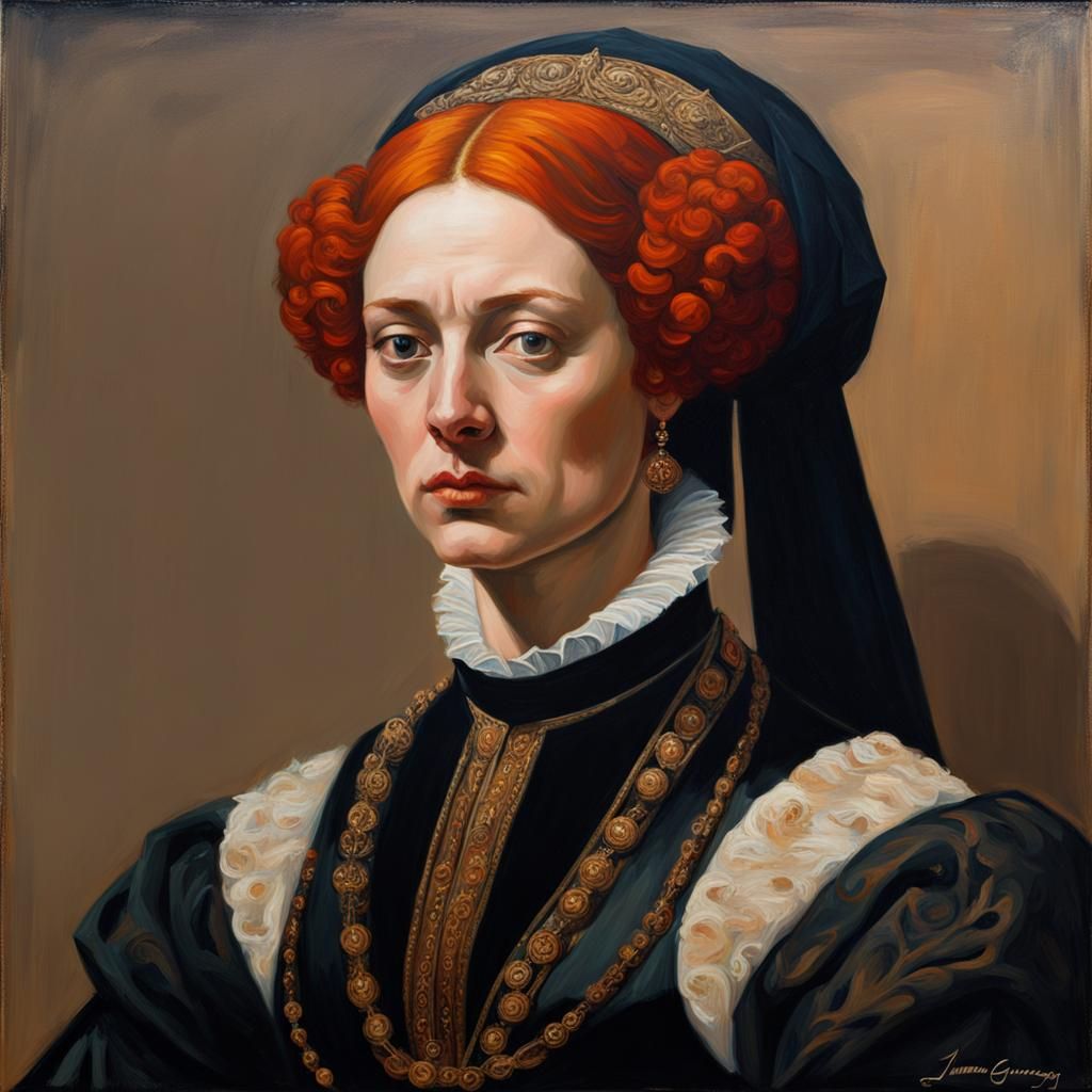 Renaissance portrait. - AI Generated Artwork - NightCafe Creator